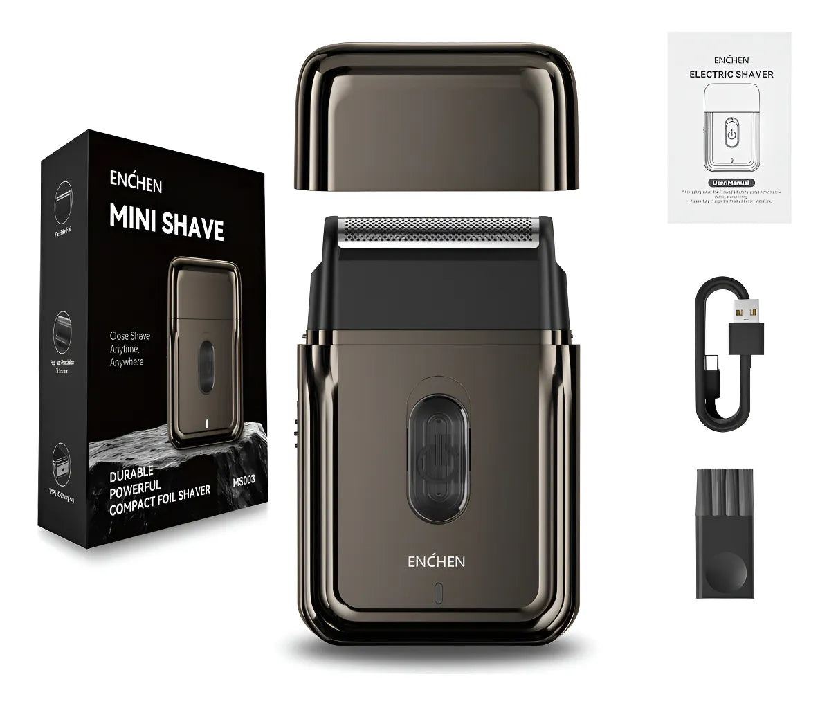 Mini Afeitadora Enchen Ms003 Inalámbrica Compacta 7000rpm Eléctrica us ...
